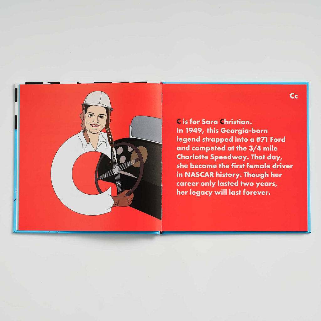 NASCAR Legends Alphabet Book – Alphabet Legends US