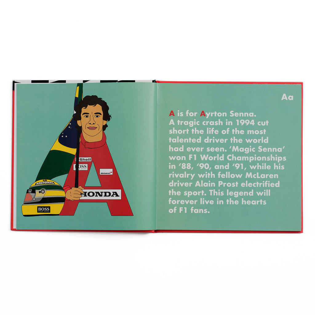 F1 Legends Alphabet Book – Alphabet Legends US